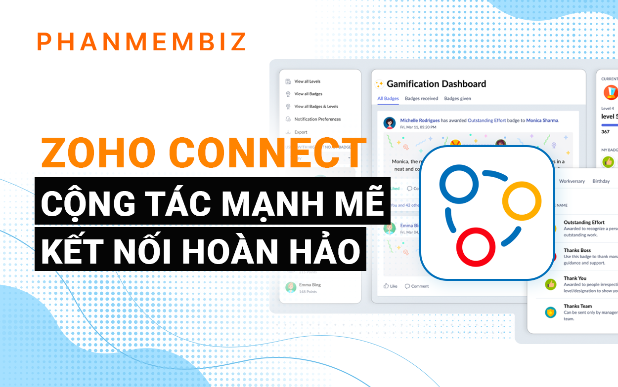 Zoho Connect: Công cụ cộng tác và kết nối hoàn hảo không thể bỏ qua - Phần Mềm Biz